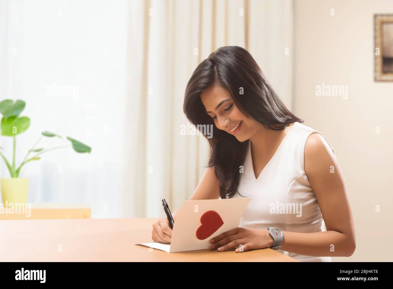 Indian girl day dreaming hi-res stock photography and images - Alamy
