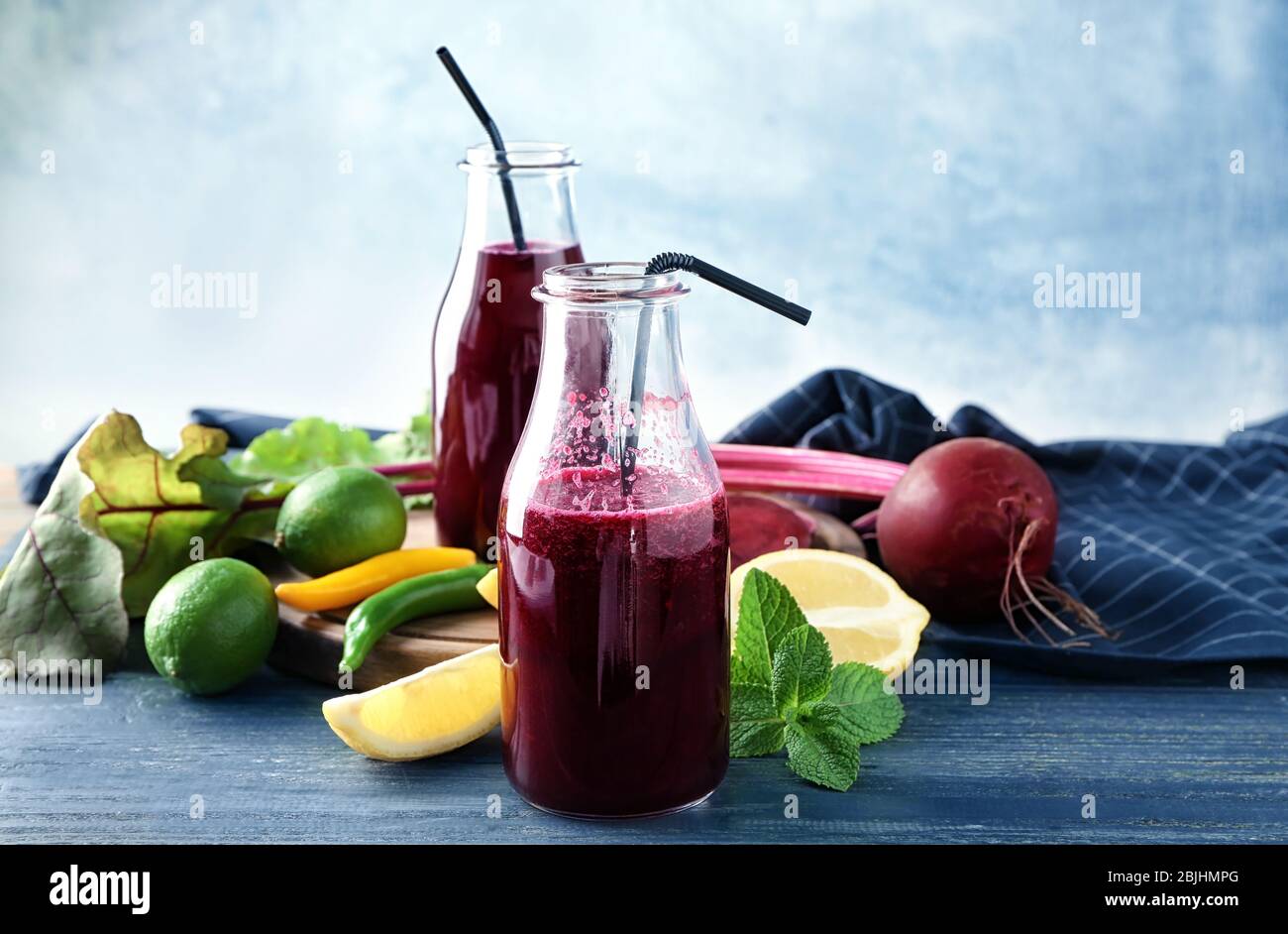 Beetroot juice bottles hi-res stock photography and images - Alamy