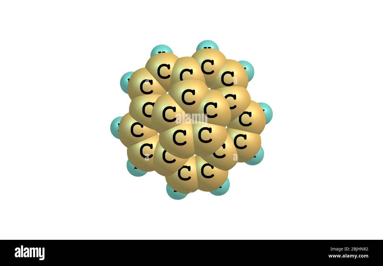 Corannulene is a polycyclic aromatic hydrocarbon with chemical formula ...