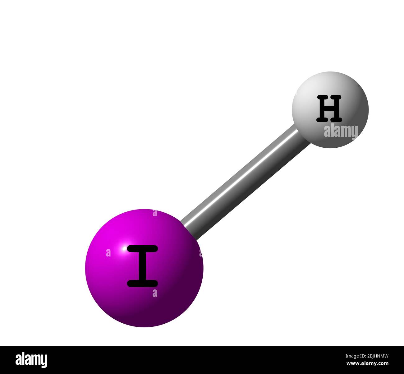 Hydrogen iodide (HI) is a colorless gas that reacts with oxygen to give ...