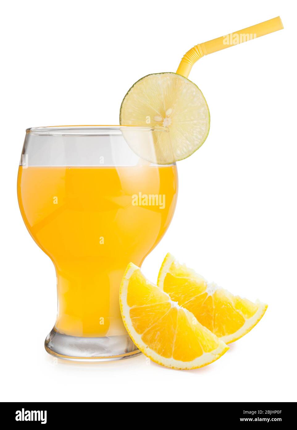 welcome drink orange juice isolated on white background Stock Photo - Alamy