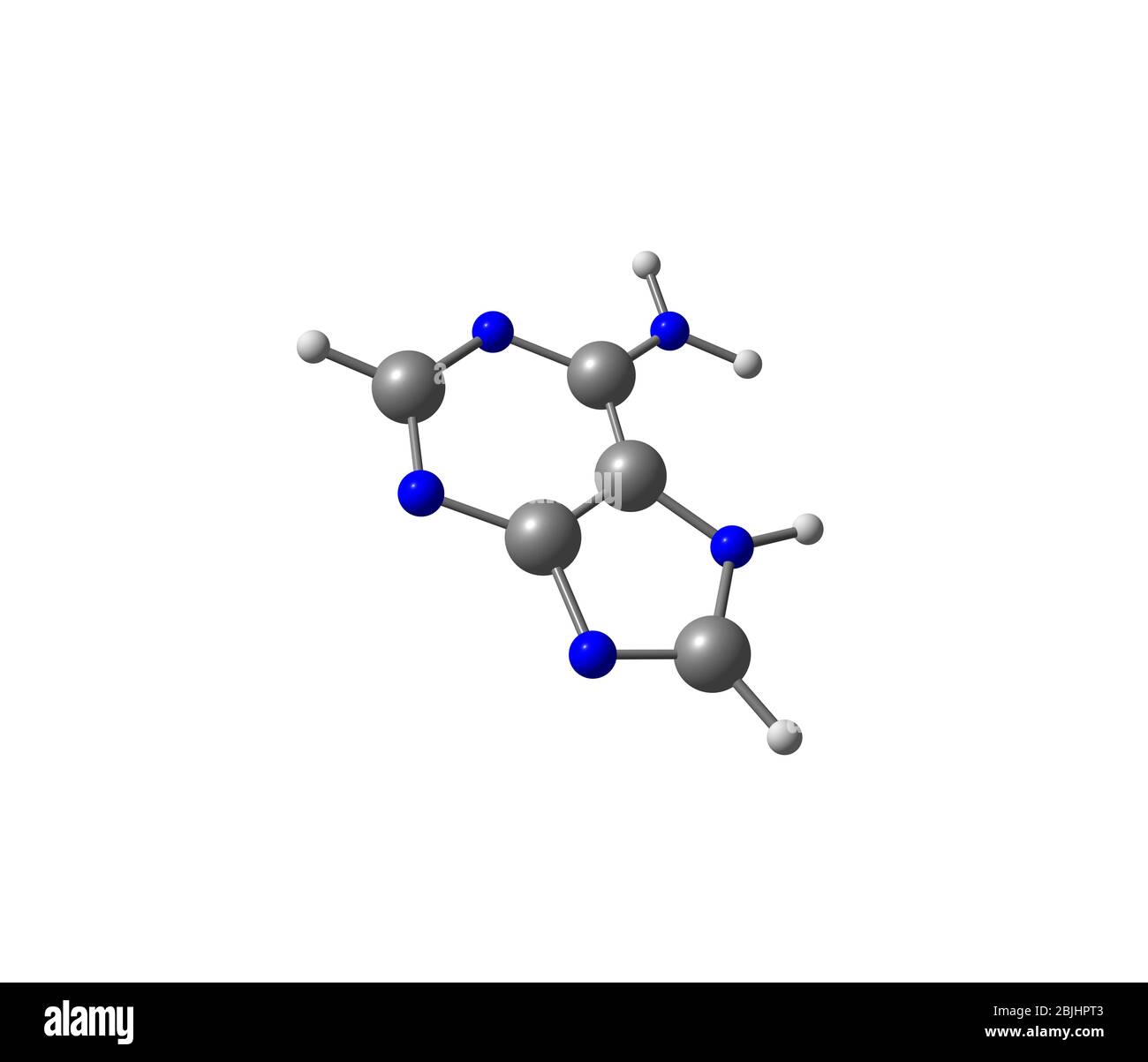 Adenine is a nucleobase (a purine derivative), chemical component of ...