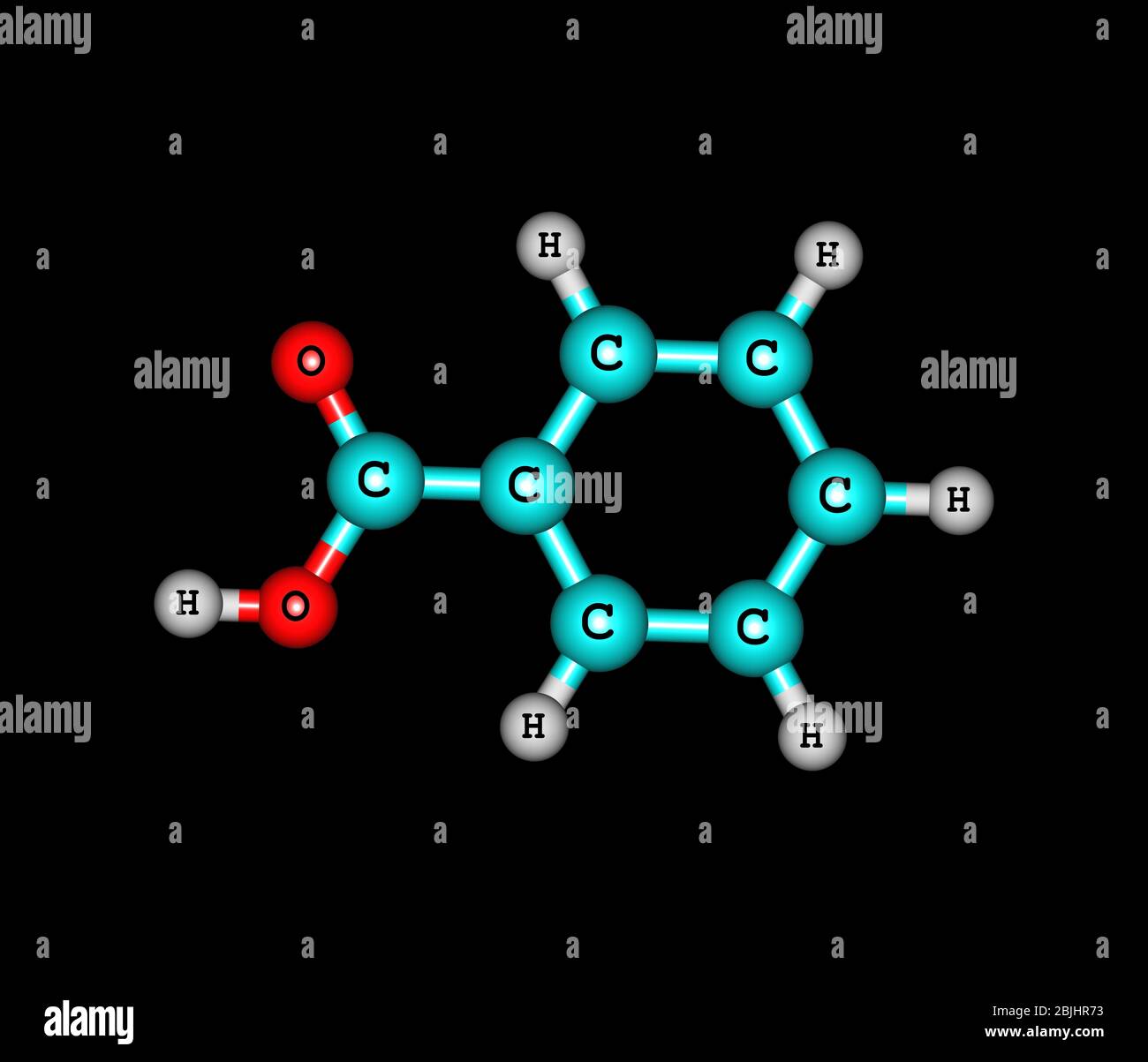 Benzoic acid (C7H6O2) is a colorless crystalline solid and a simple ...