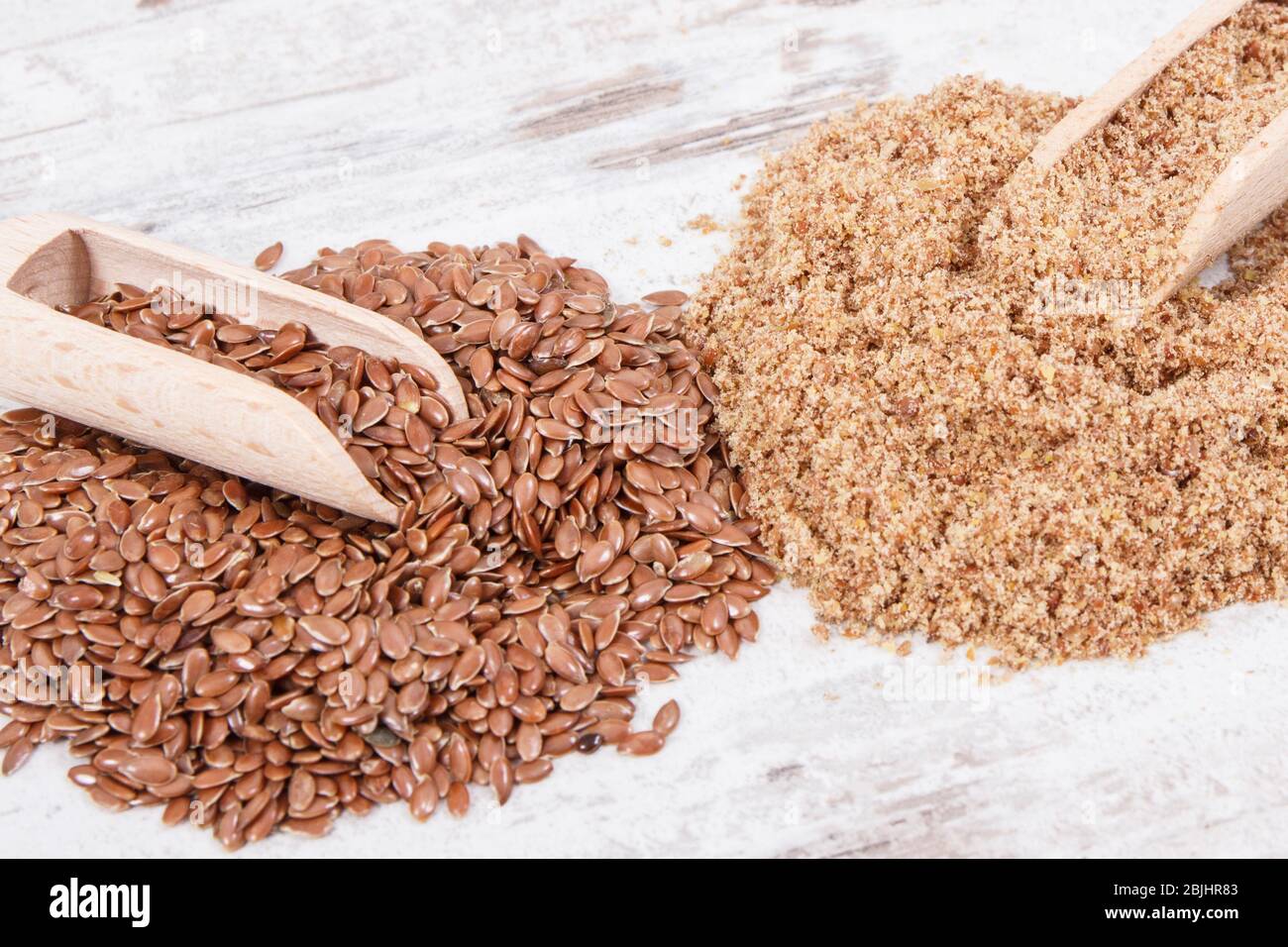 Flaxseed as source natural vitamins, minerals, dietary fiber and acids ...