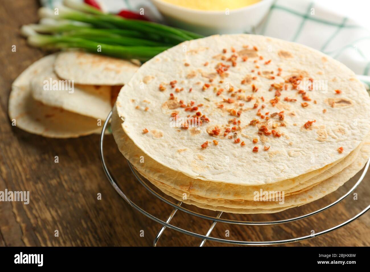 Composition delicious tortillas on hi-res stock photography and images ...