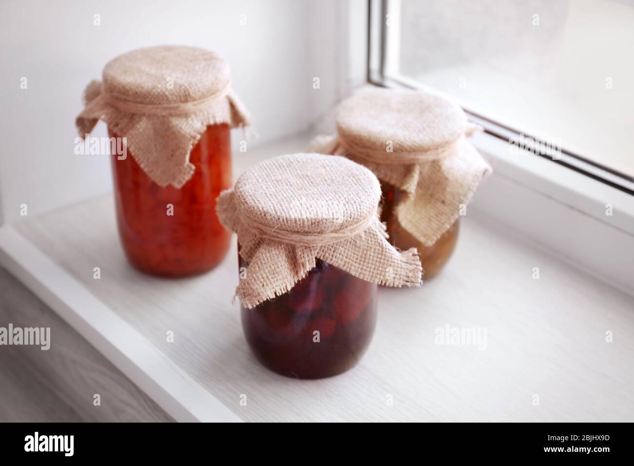 Jars On Windowsill High Resolution Stock Photography and Images - Alamy