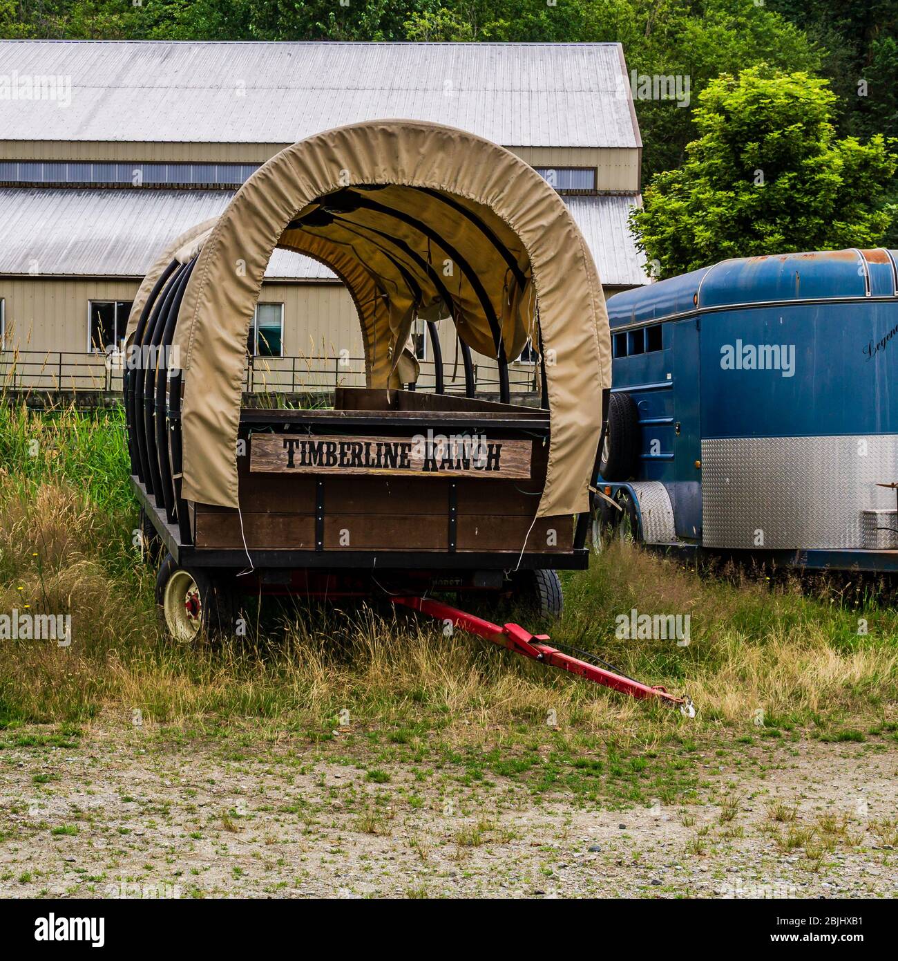 Old timber wagon hi-res stock photography and images - Alamy