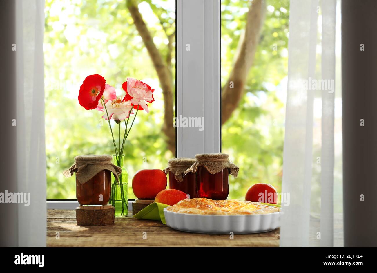Jars On Windowsill High Resolution Stock Photography and Images - Alamy