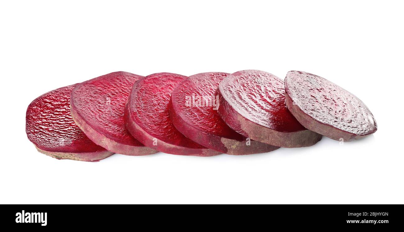 Beet slices Cut Out Stock Images & Pictures - Alamy