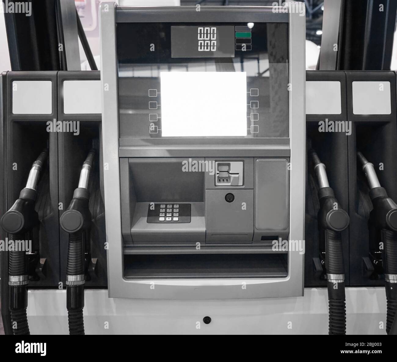 Self-service terminal at gas station Stock Photo - Alamy