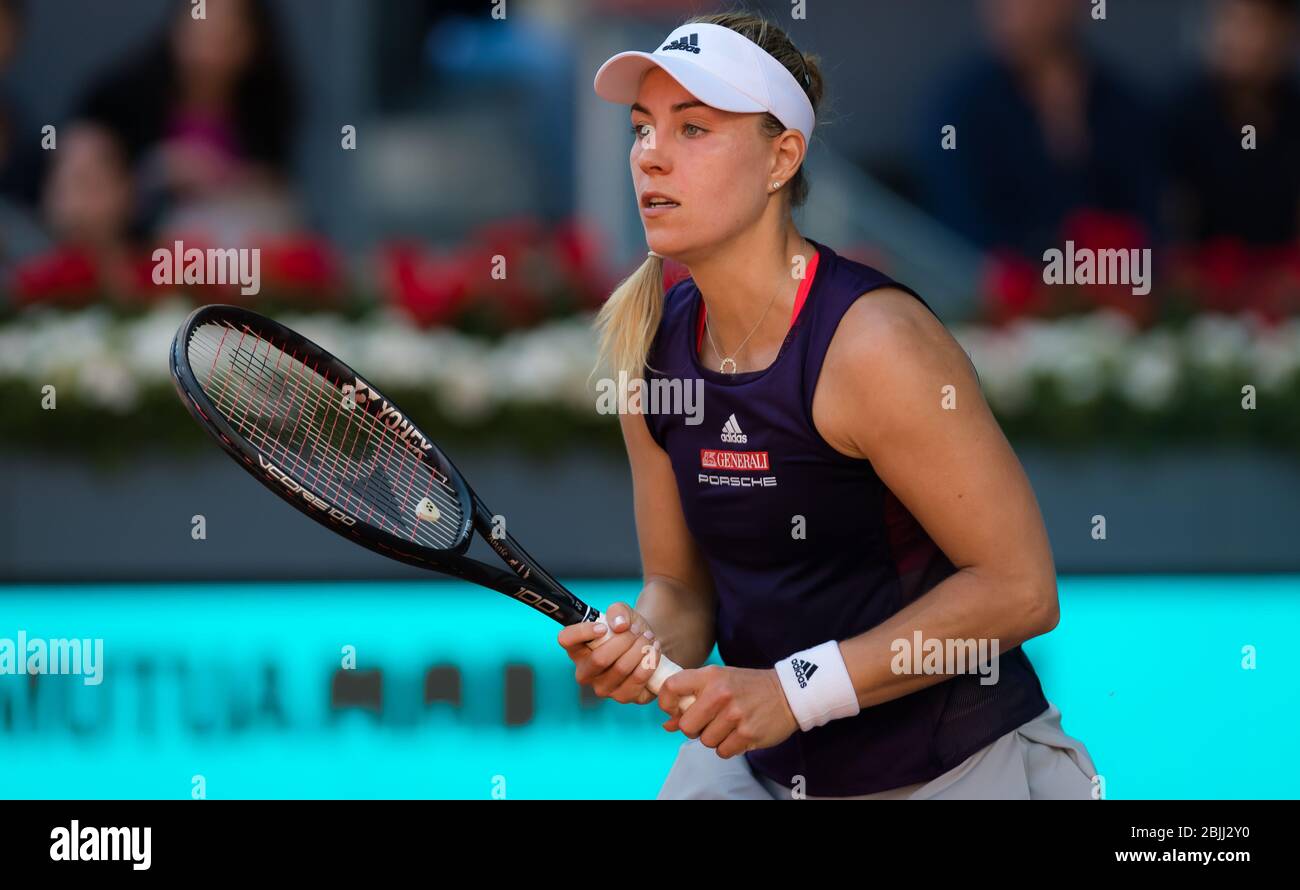 Angelique Kerber of Germany in action during her first-round match at ...