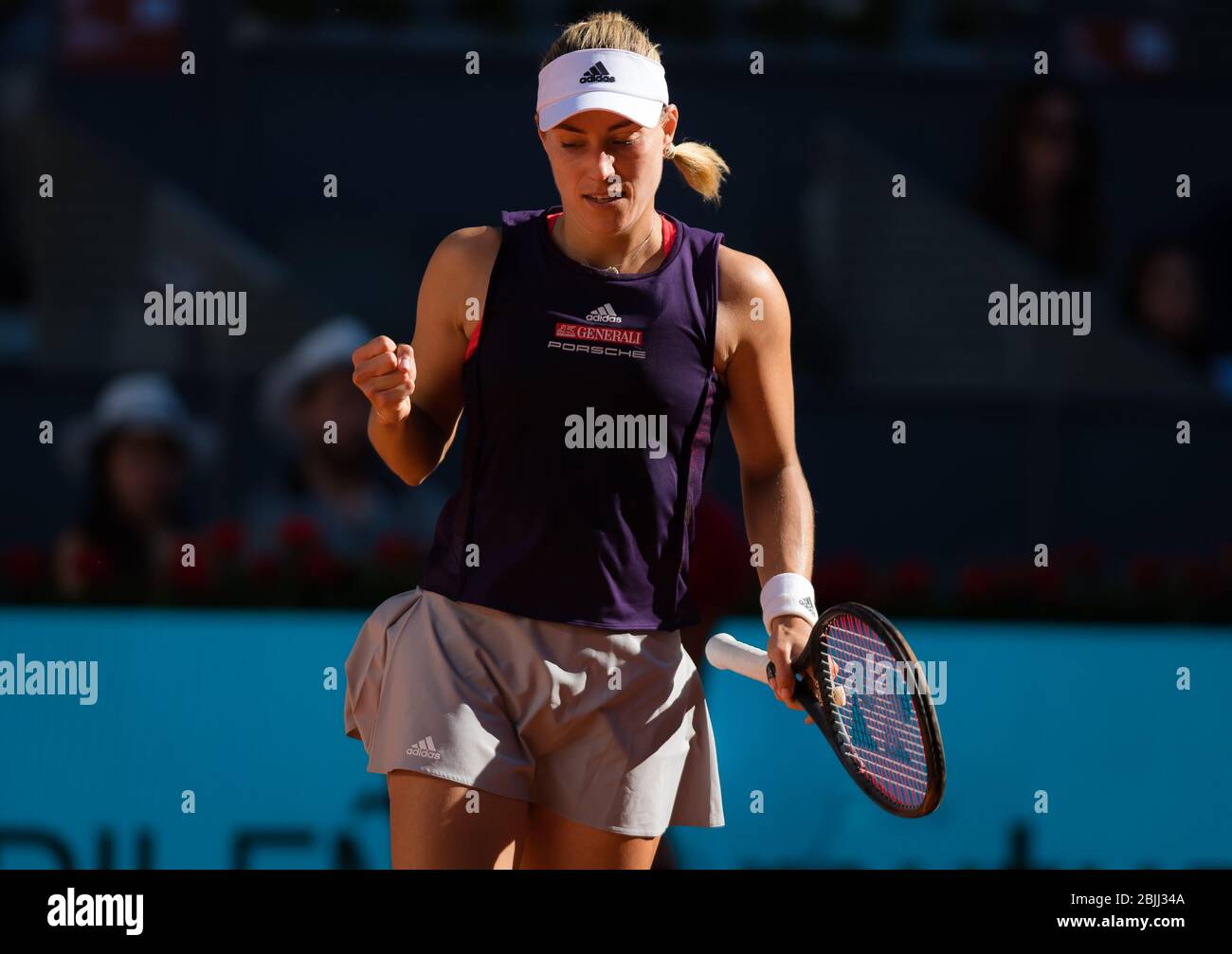 Angelique Kerber of Germany in action during her first-round match at ...