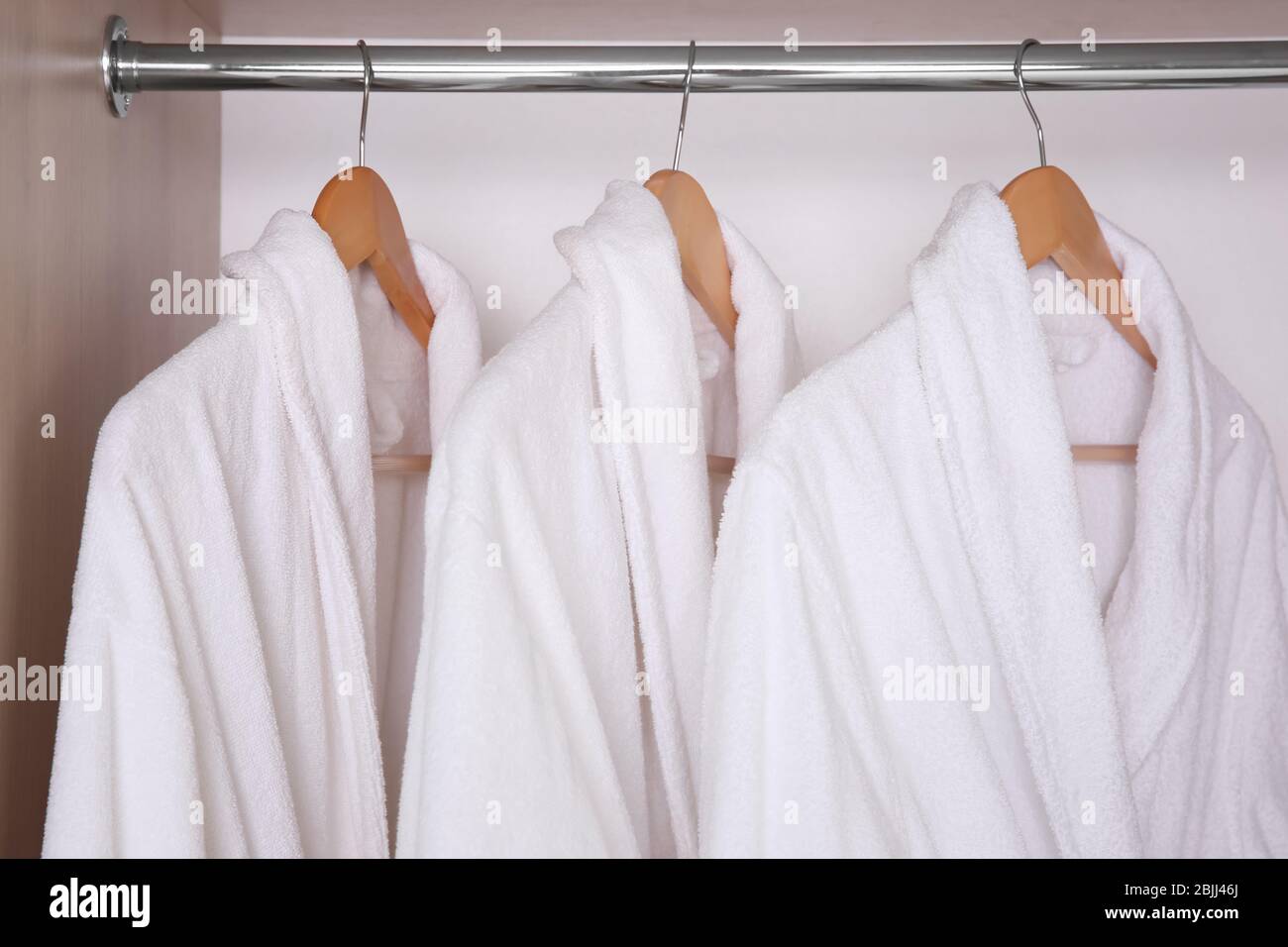 Bathrobes hanging hi-res stock photography and images - Alamy