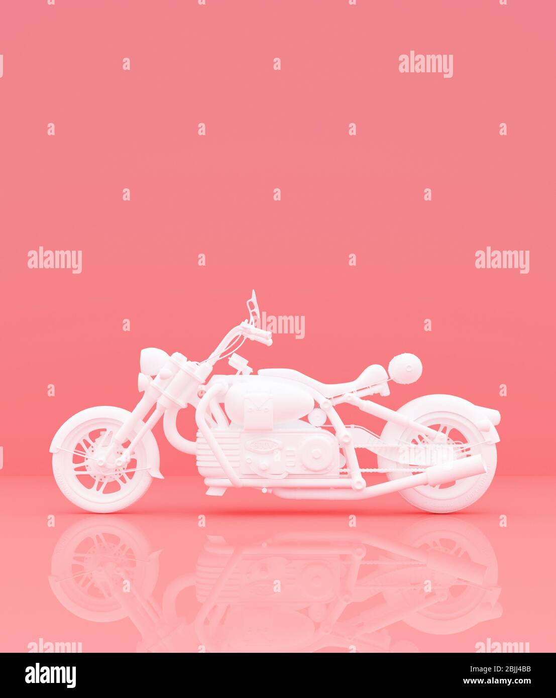 Motorcycle on pastel color background,minimal style conceptual ...