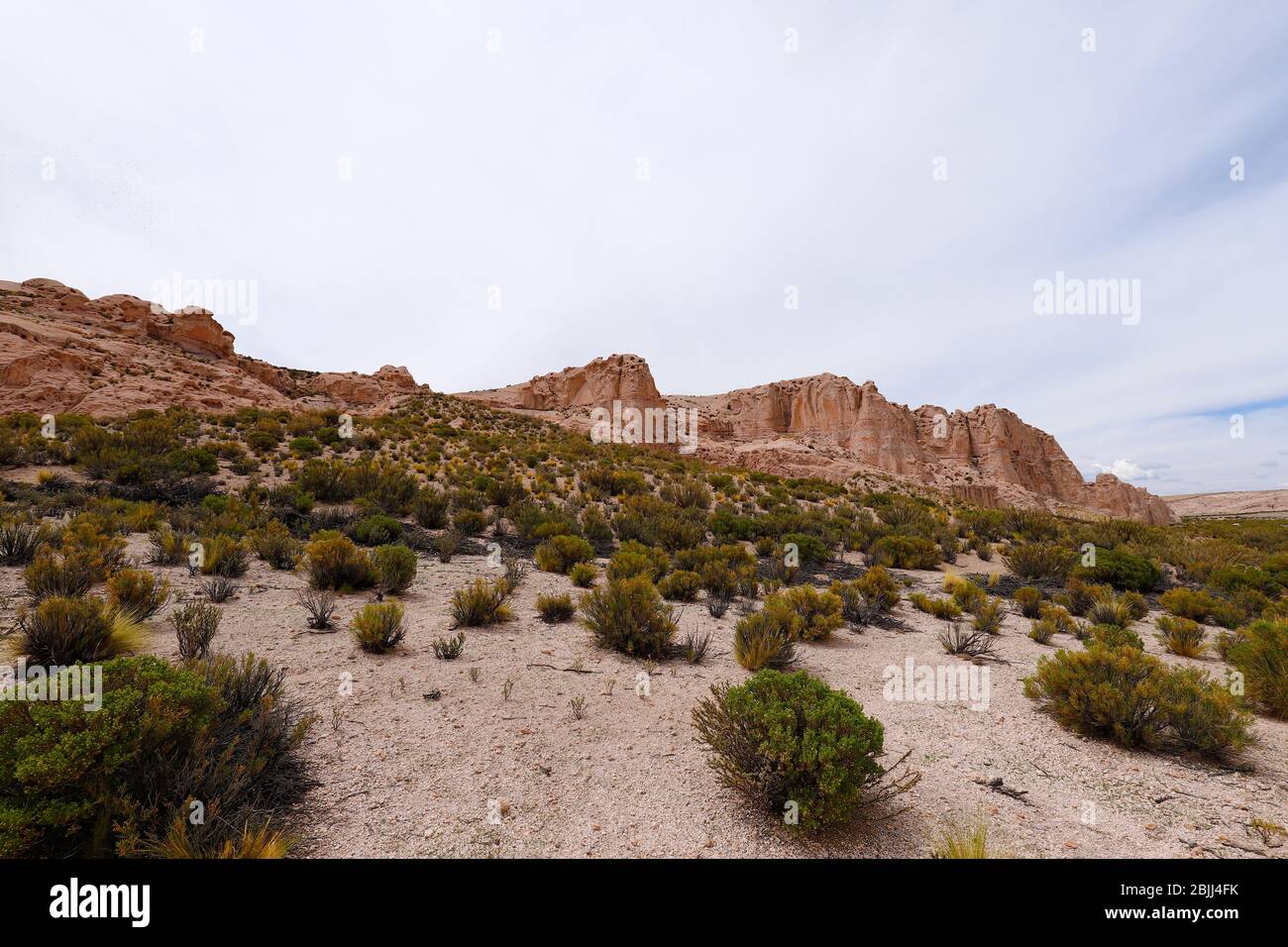 Canyon del Rio Anaconda in the Bolivian plateau. Landscape of the ...