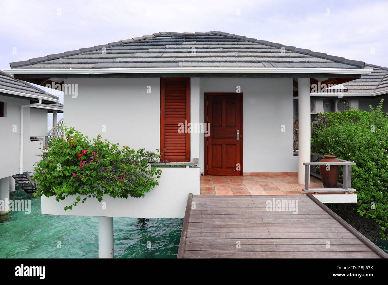 Modern Beach House Front Angle