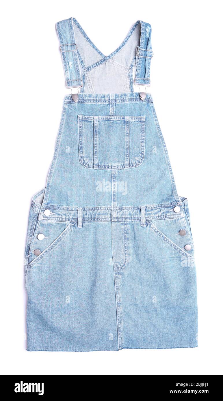 Denim overall dress hi-res stock photography and images - Alamy