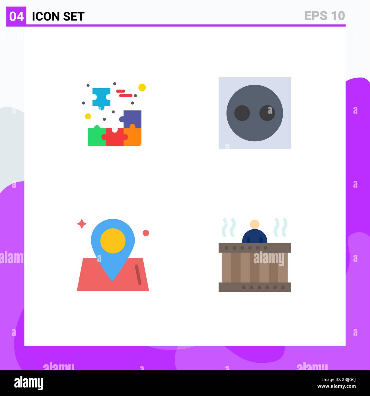 Jigsaw map of the world Stock Vector Images - Alamy