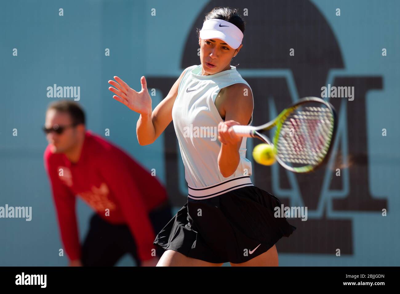 Olga Danilovic of Serbia in action during qualifications at the 2019 ...