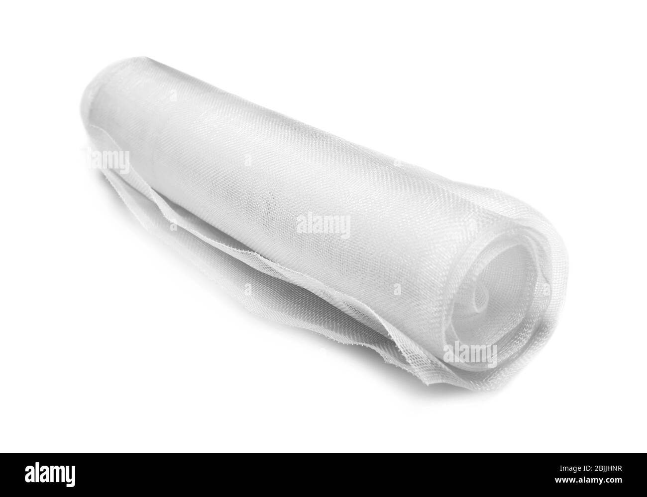Roll of window screen on white background Stock Photo - Alamy