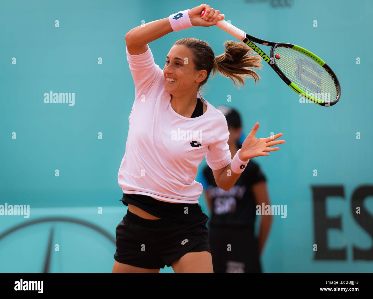 Petra Martic of Croatia in action during her third-round match at the ...