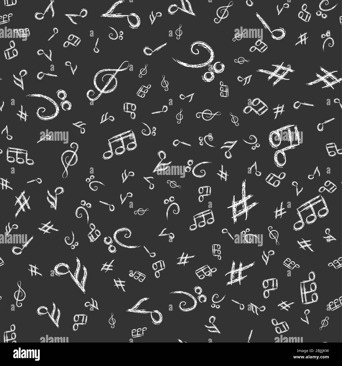 Vector musical seamless pattern. Stock illustration for backgrounds ...