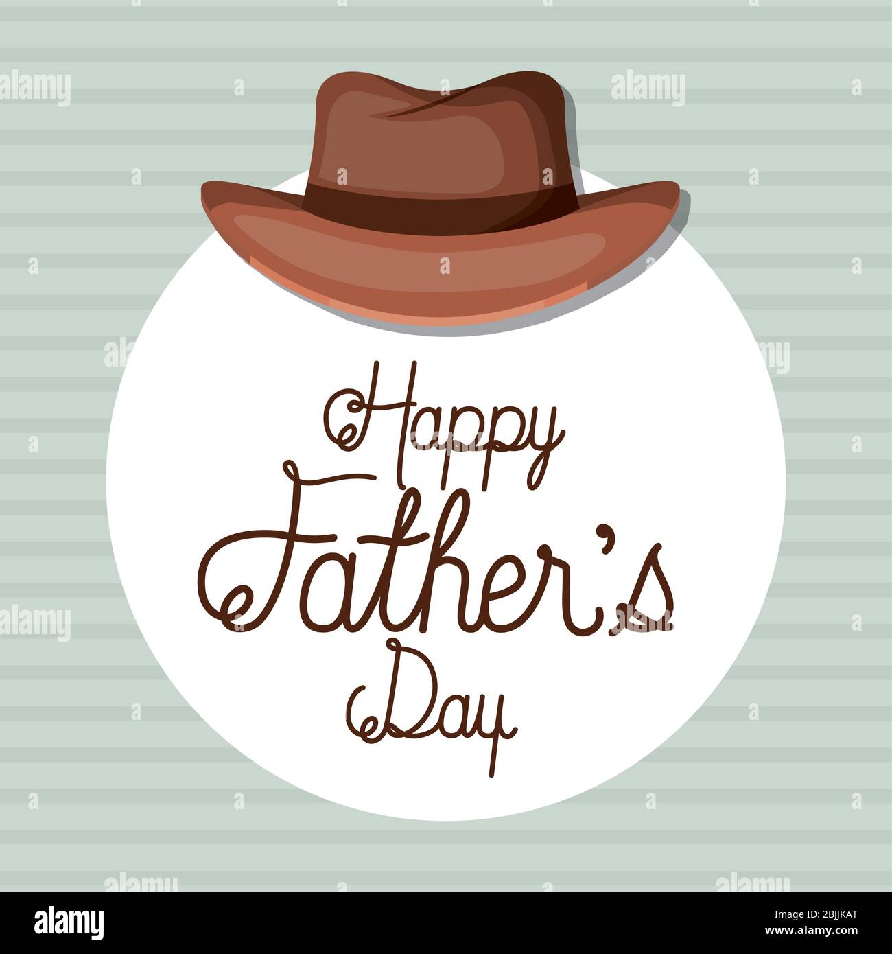 Happy fathers day and hat vector design Stock Vector Image & Art - Alamy