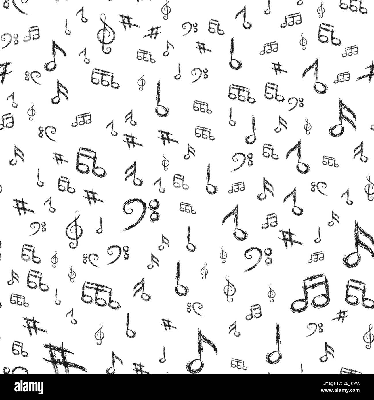 Vector musical seamless pattern. Stock illustration for backgrounds ...