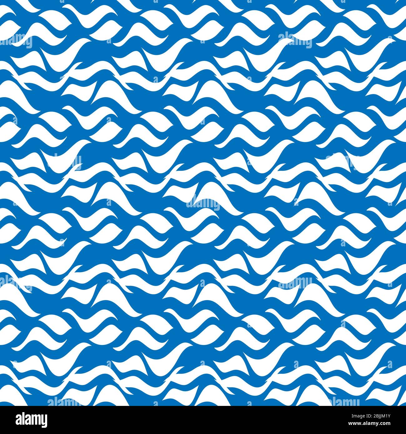 Vector abstract sea wave seamless pattern. Stock illustration for ...