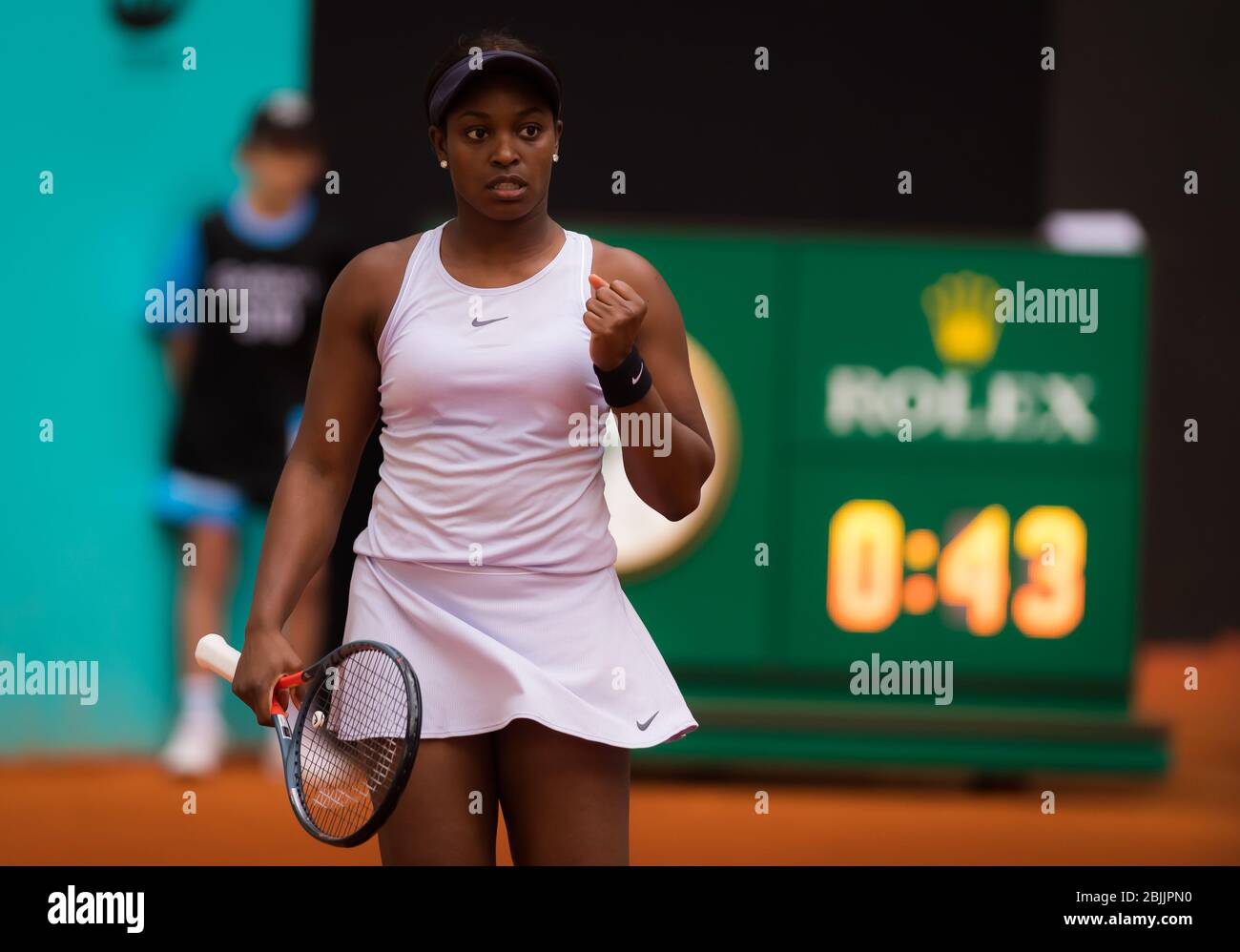 Sloane Stephens of the United States in action during her third-round ...