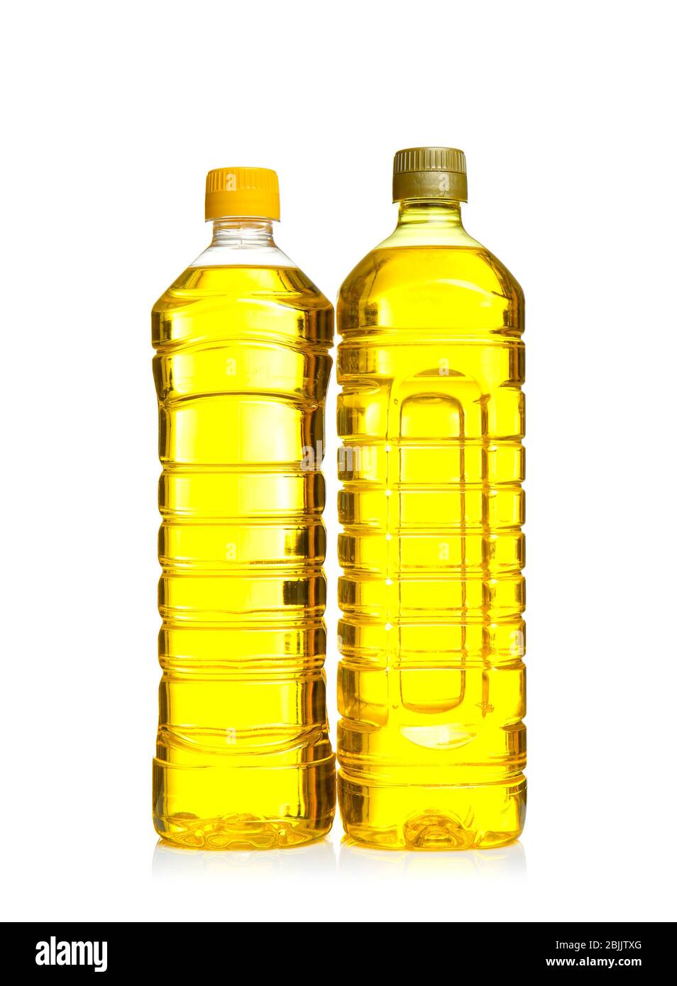 Bottles of cooking oil, isolated on white Stock Photo - Alamy