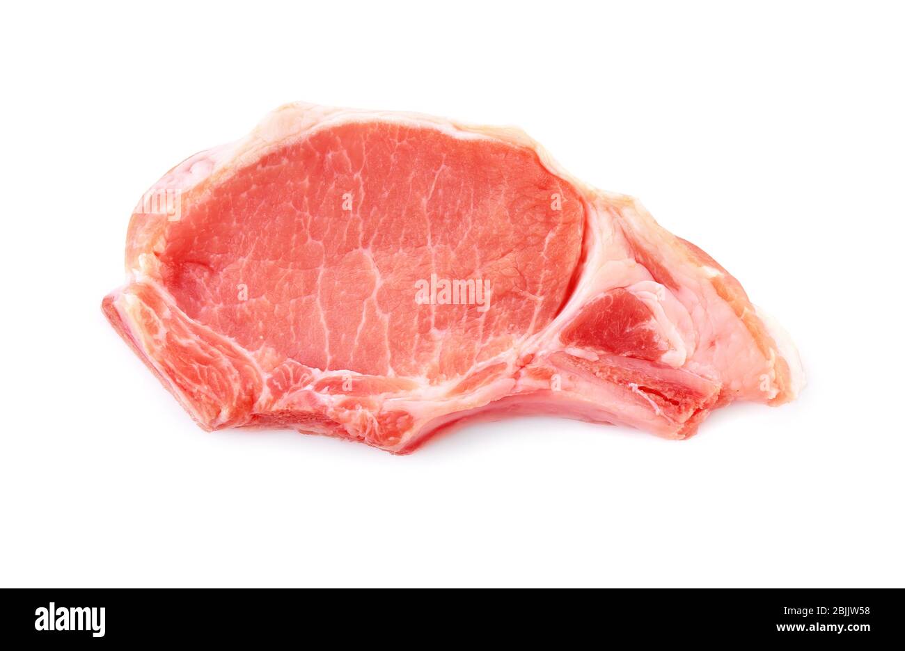 Fresh steak, isolated on white Stock Photo - Alamy