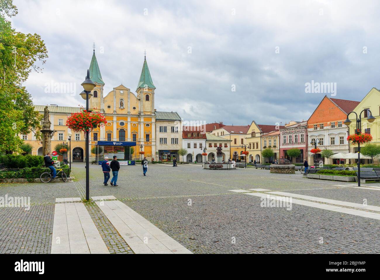 Zilina, Slovakia - September 23, 2013: View of the Conversion of St ...