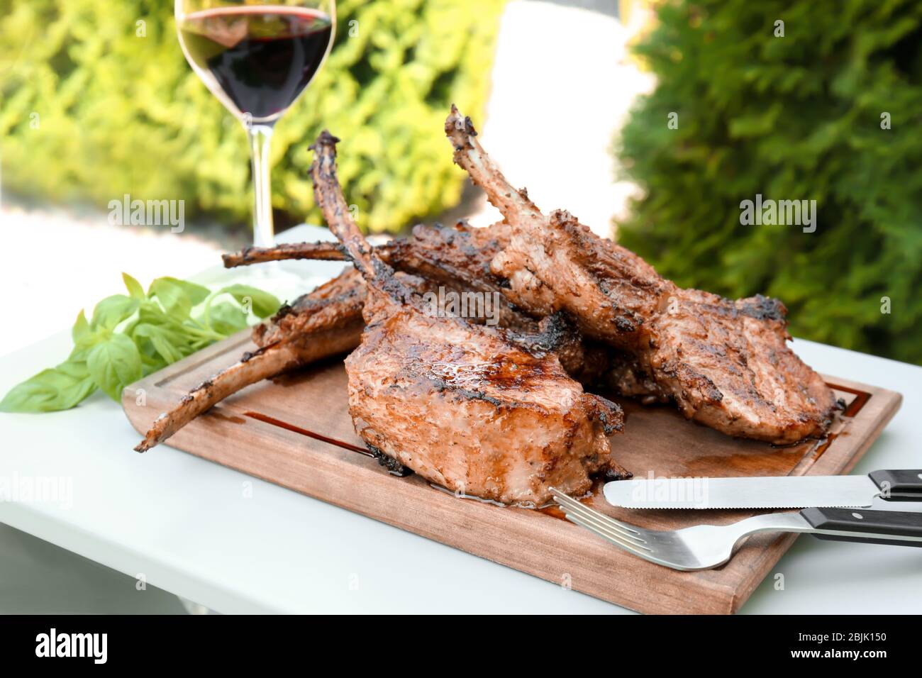 Delicious roasted ribs on hi-res stock photography and images - Alamy
