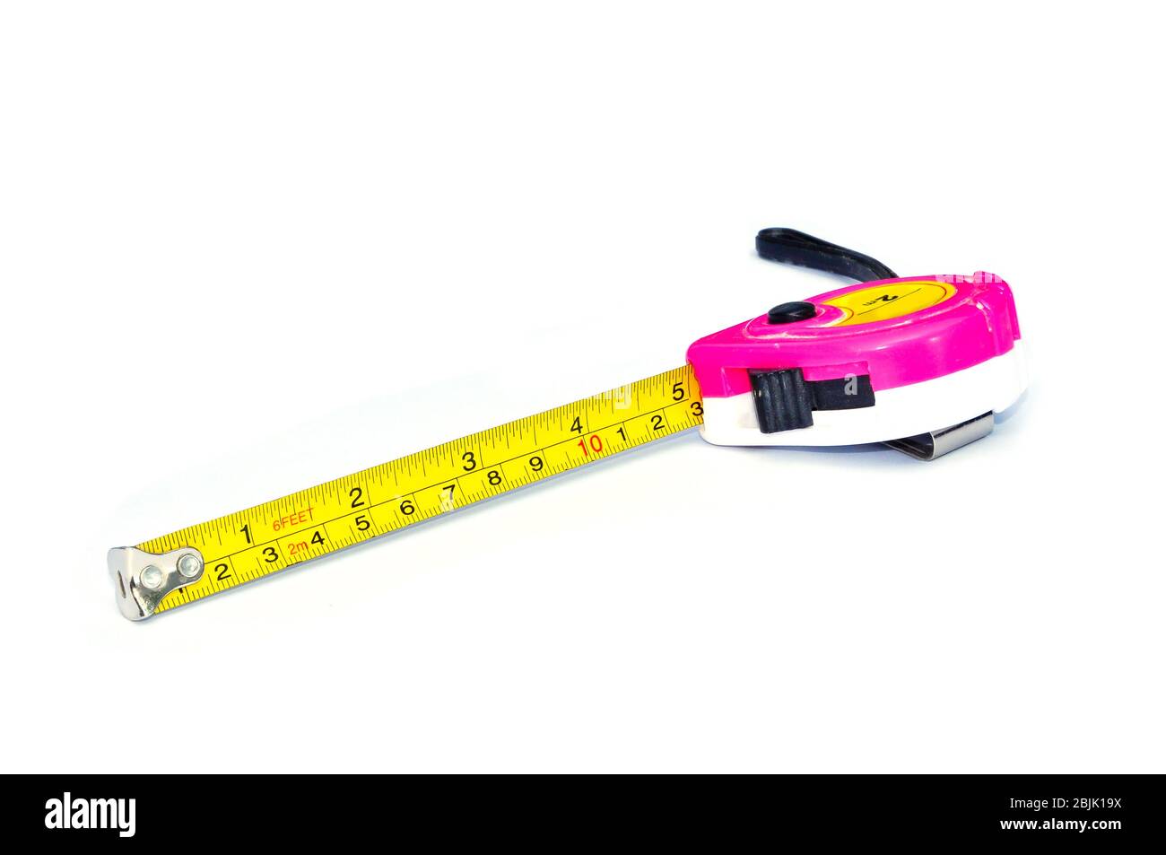 Pink cartridge meter isolated on white background Stock Photo - Alamy