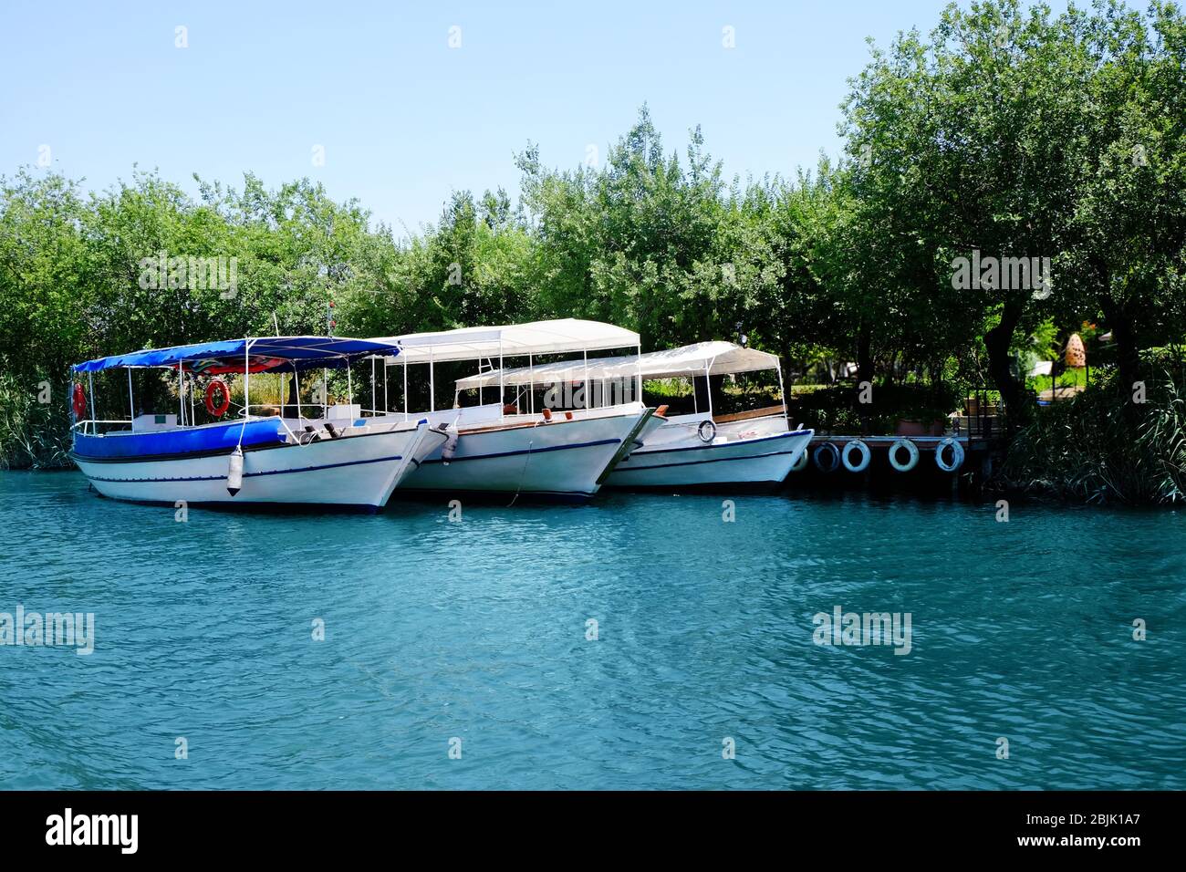 Beautiful view berthed boats hi-res stock photography and images - Alamy