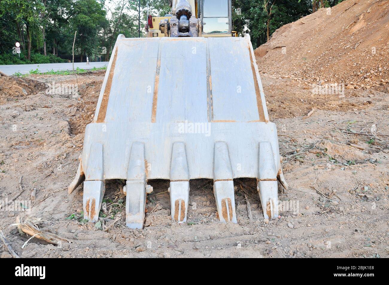 Excavators are also called diggers Stock Photo - Alamy