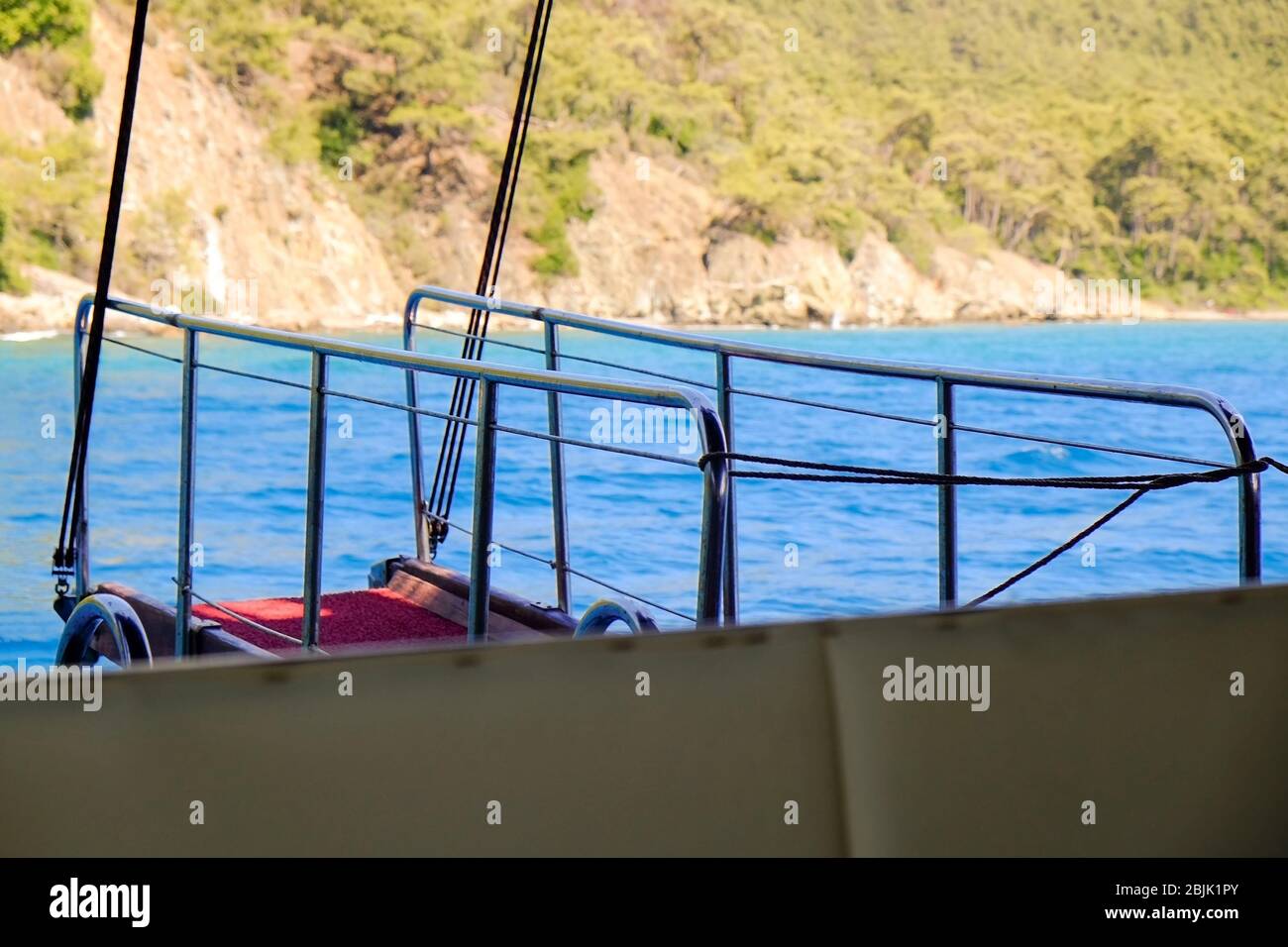 Boarding ladder on ship Stock Photo - Alamy
