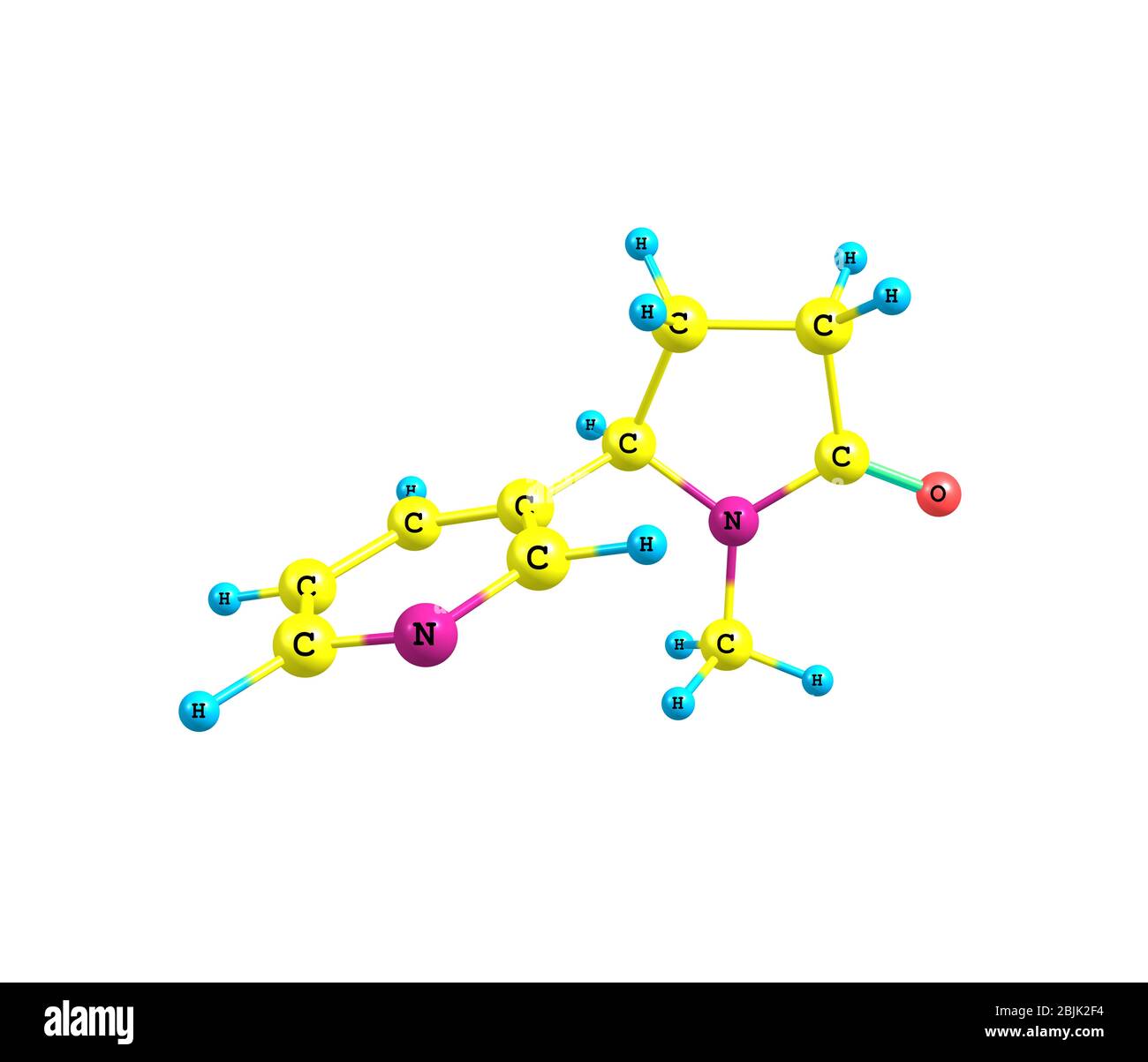 Nicotine tobacco stimulant molecule hi-res stock photography and images ...