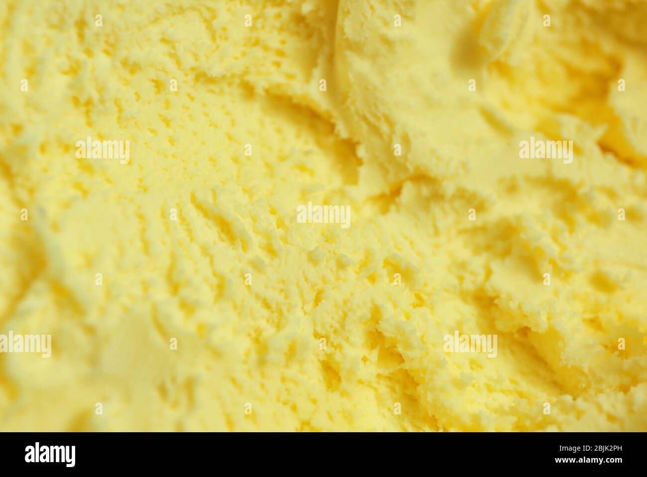 Yellow ice cream texture Stock Photo - Alamy