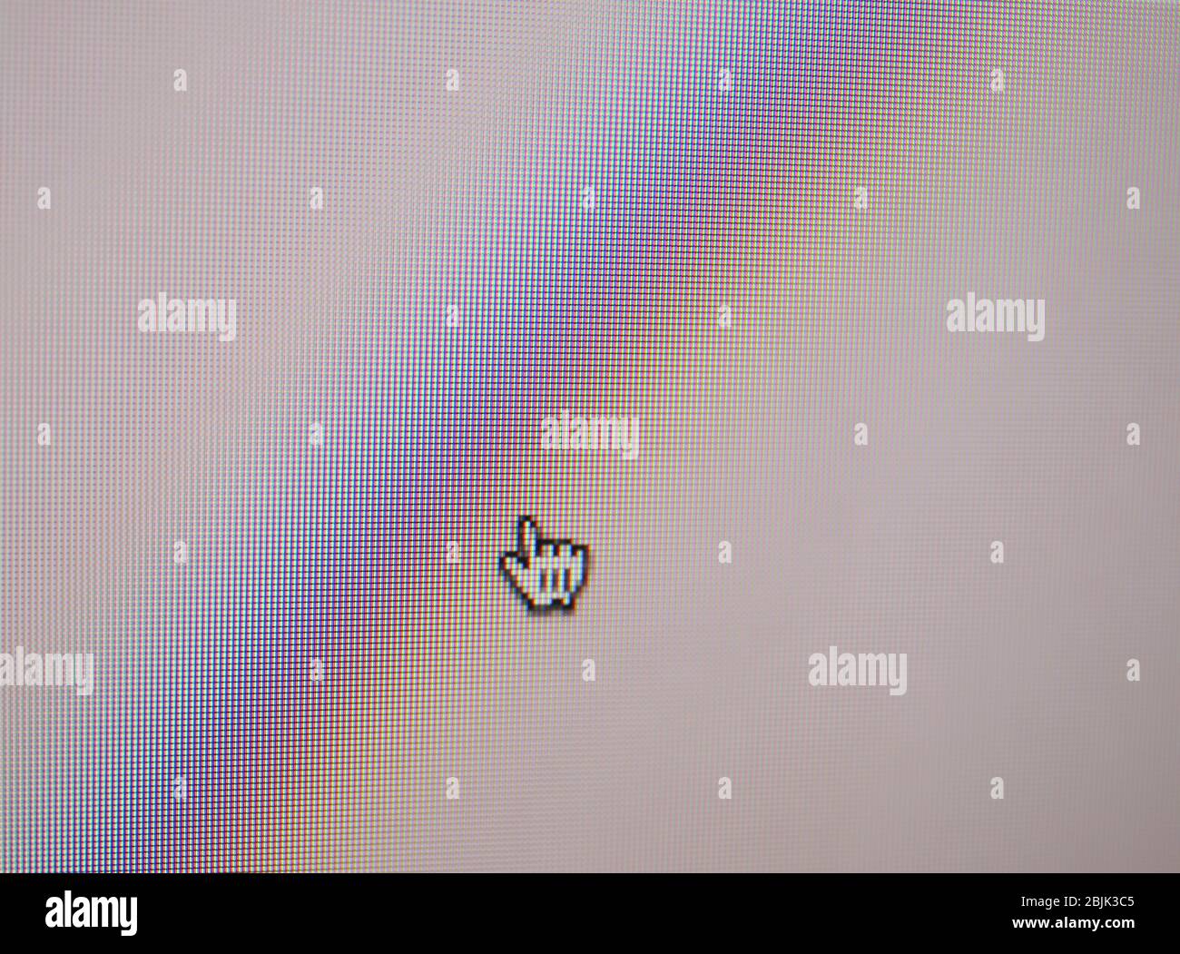 Mouse cursor on screen, closeup Stock Photo - Alamy