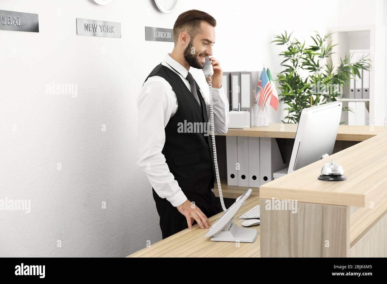 Male Receptionist