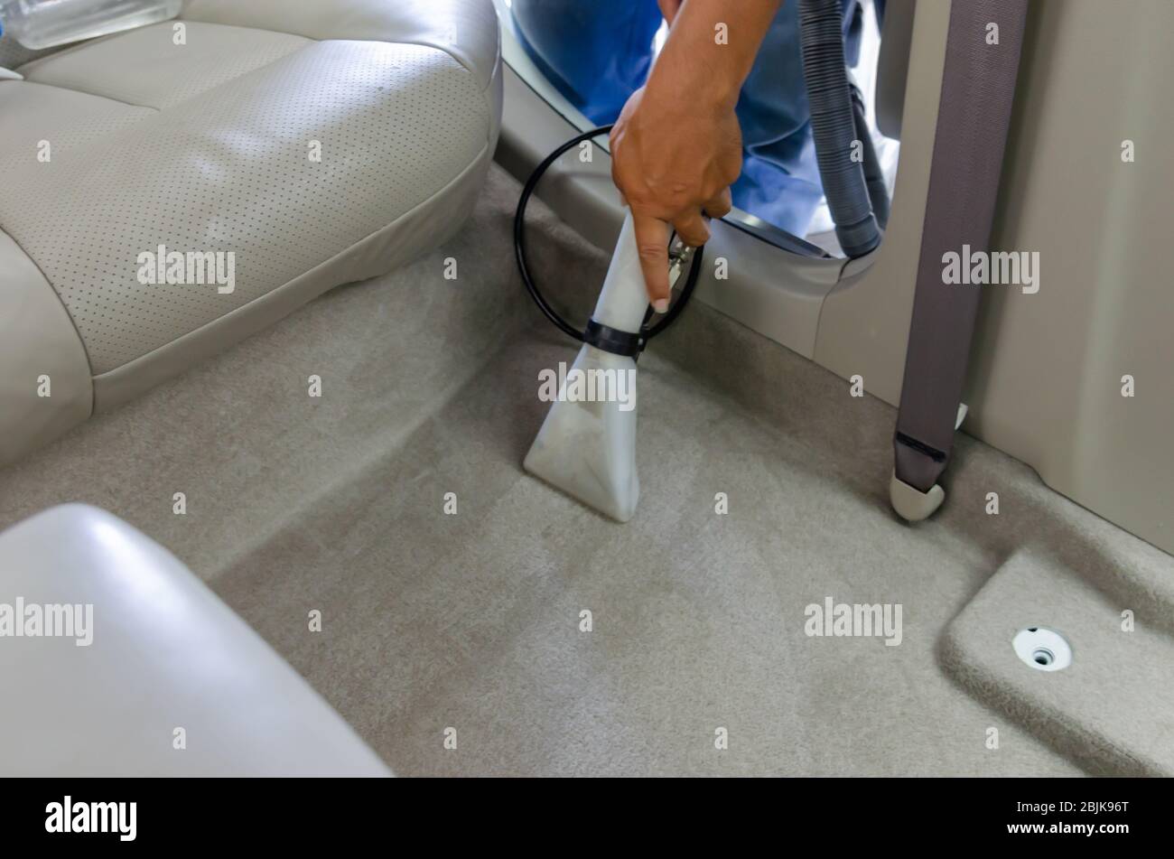 Clean the car carpet with a cleaning machine.Kill germs with chemicals ...