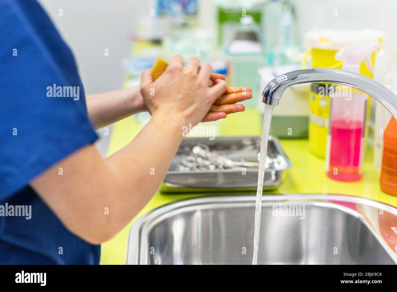 Hand washing procedure hi-res stock photography and images - Alamy