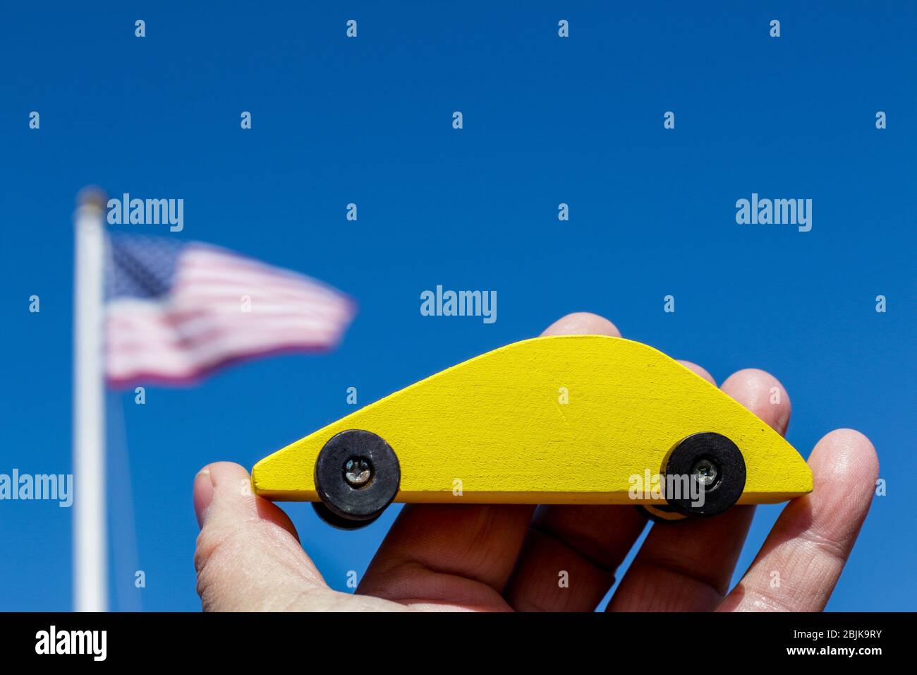 American Flag Car High Resolution Stock Photography and Images - Alamy
