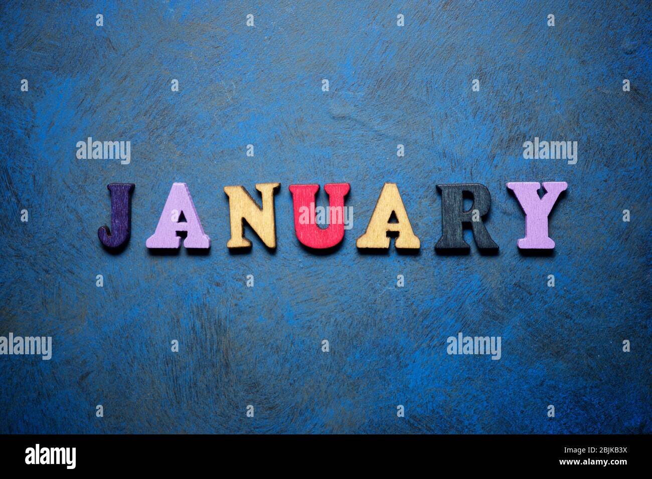 January Word High Resolution Stock Photography and Images - Alamy