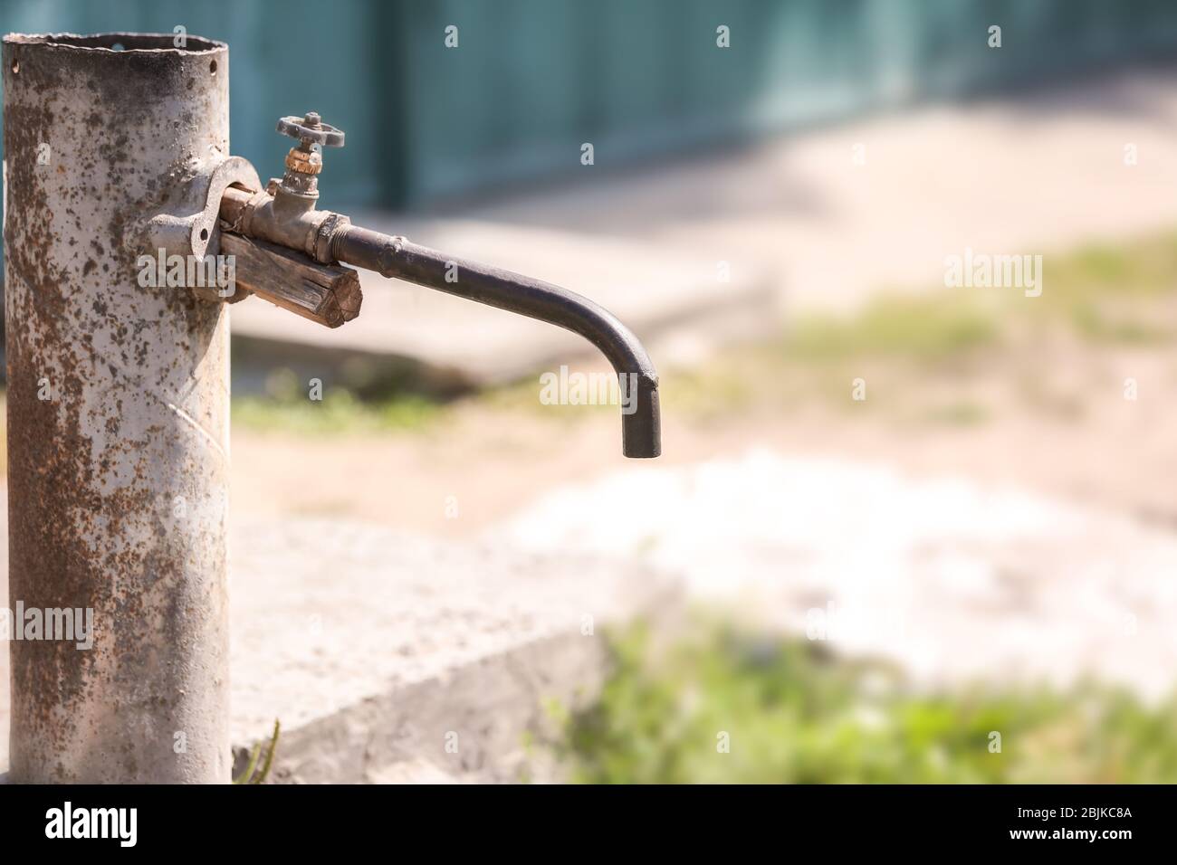 Old water tap, outdoors Stock Photo - Alamy