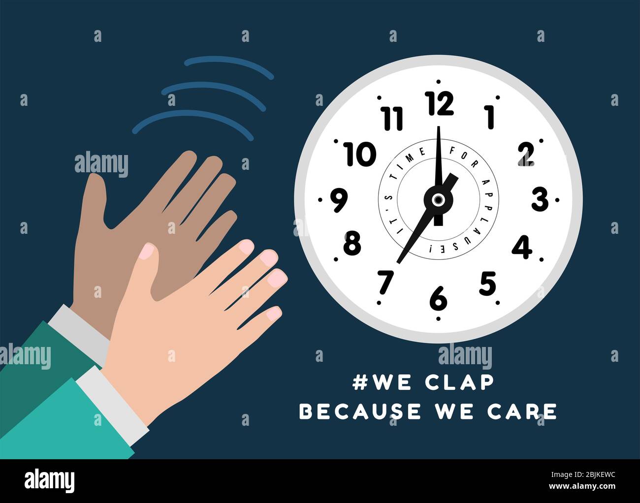 Hands clapping vector hi-res stock photography and images - Alamy