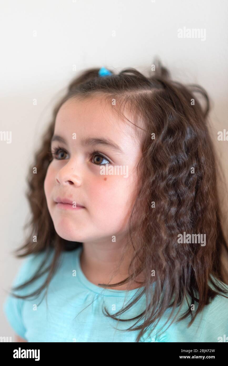 Cute girl face hi-res stock photography and images - Alamy