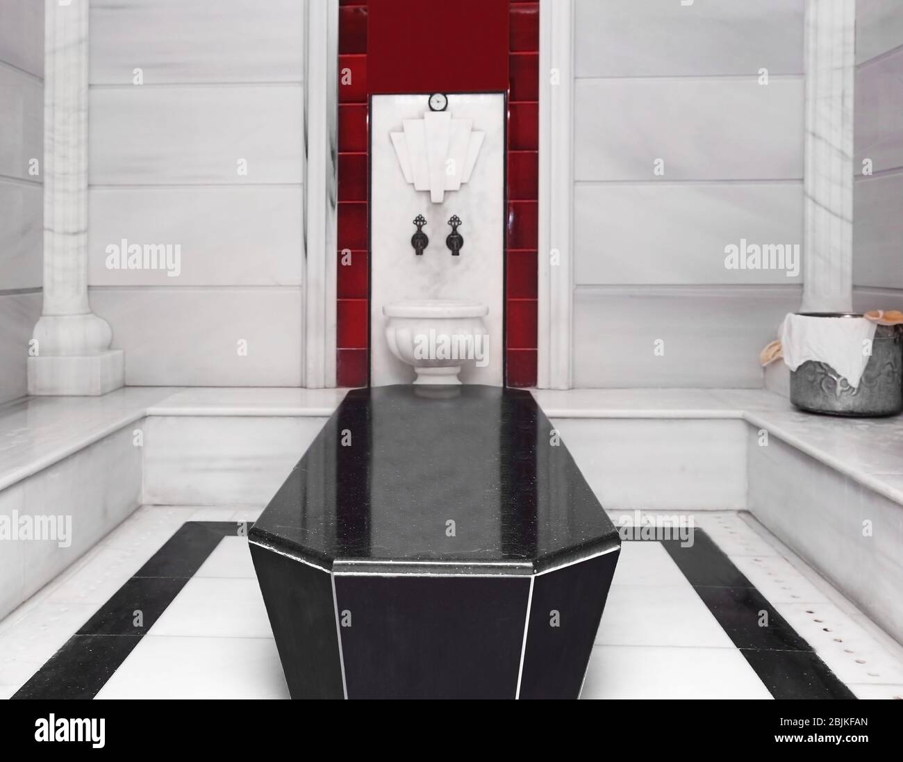 Beautiful interior of traditional hammam Stock Photo - Alamy